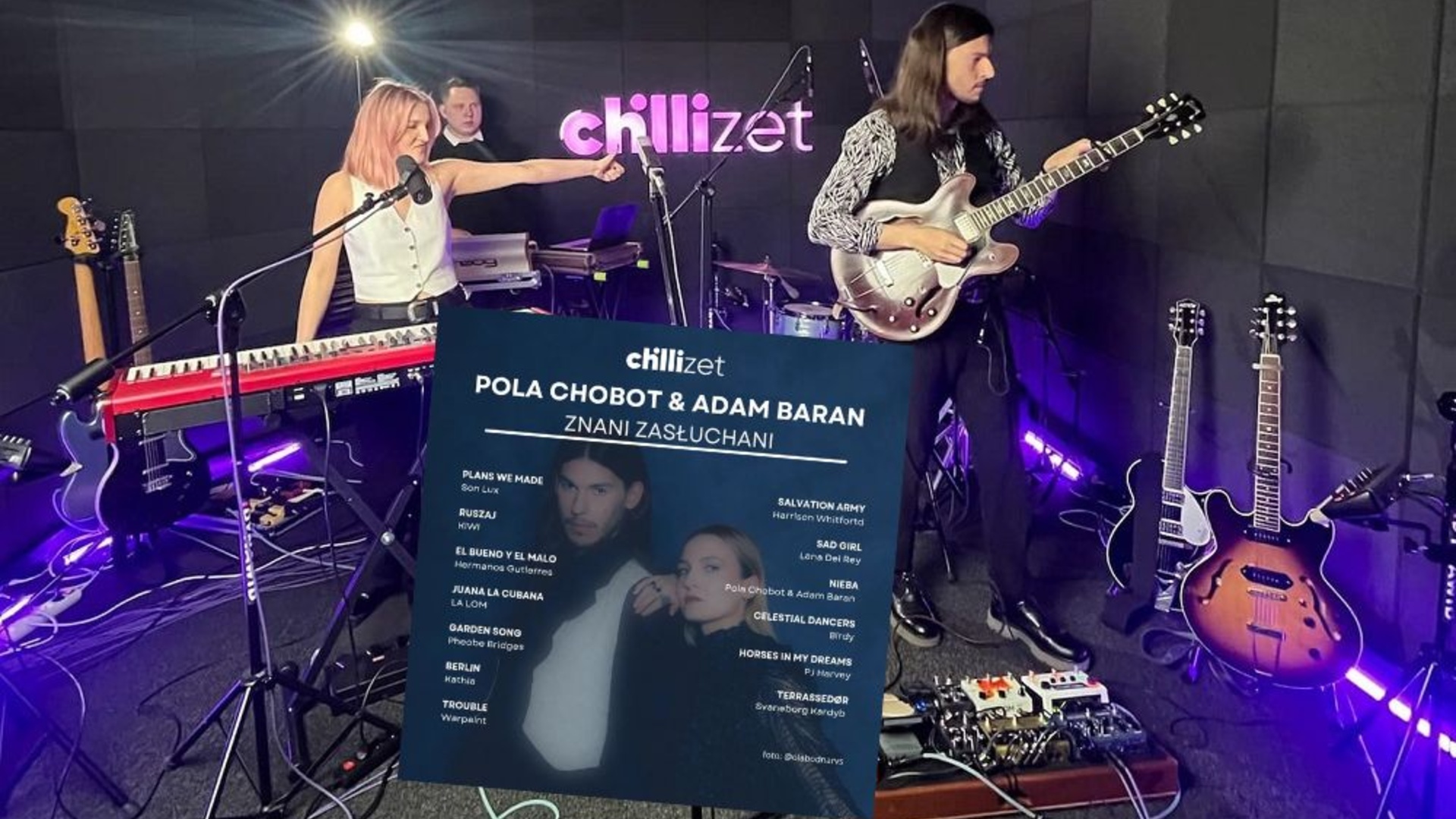 Czego słuchają Pola Chobot i Adam Baran? 13 utworów z ich playlisty